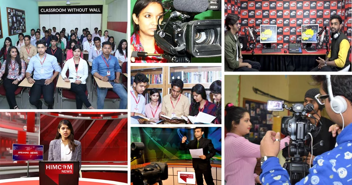 Diploma in journalism and mass communication from HIMCOM